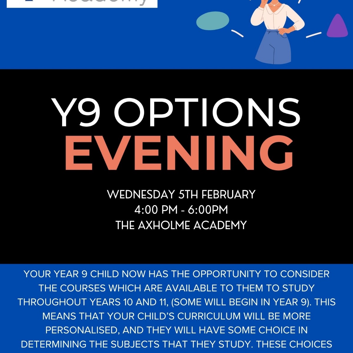 The Axholme Academy - Y9 Options Evening